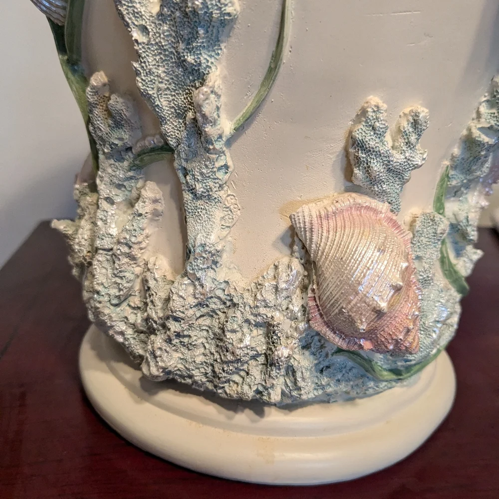 Vintage | Bath | Sea Shell Blue Coral Ocean Bath Vintage Accessory ...